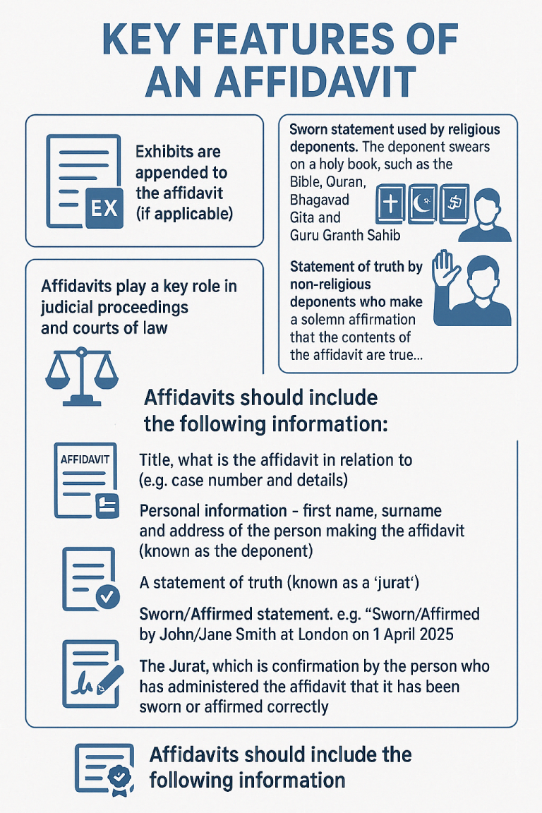 Swear an Affidavit UK: What It Is & How to Get One