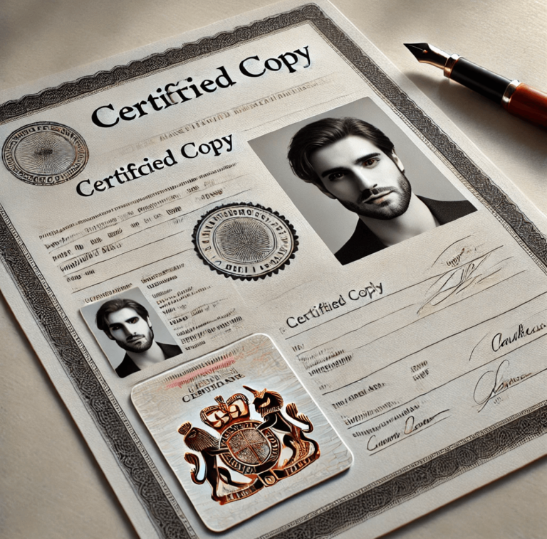 Notarised Copy of Passport | Certified Passport Copy London